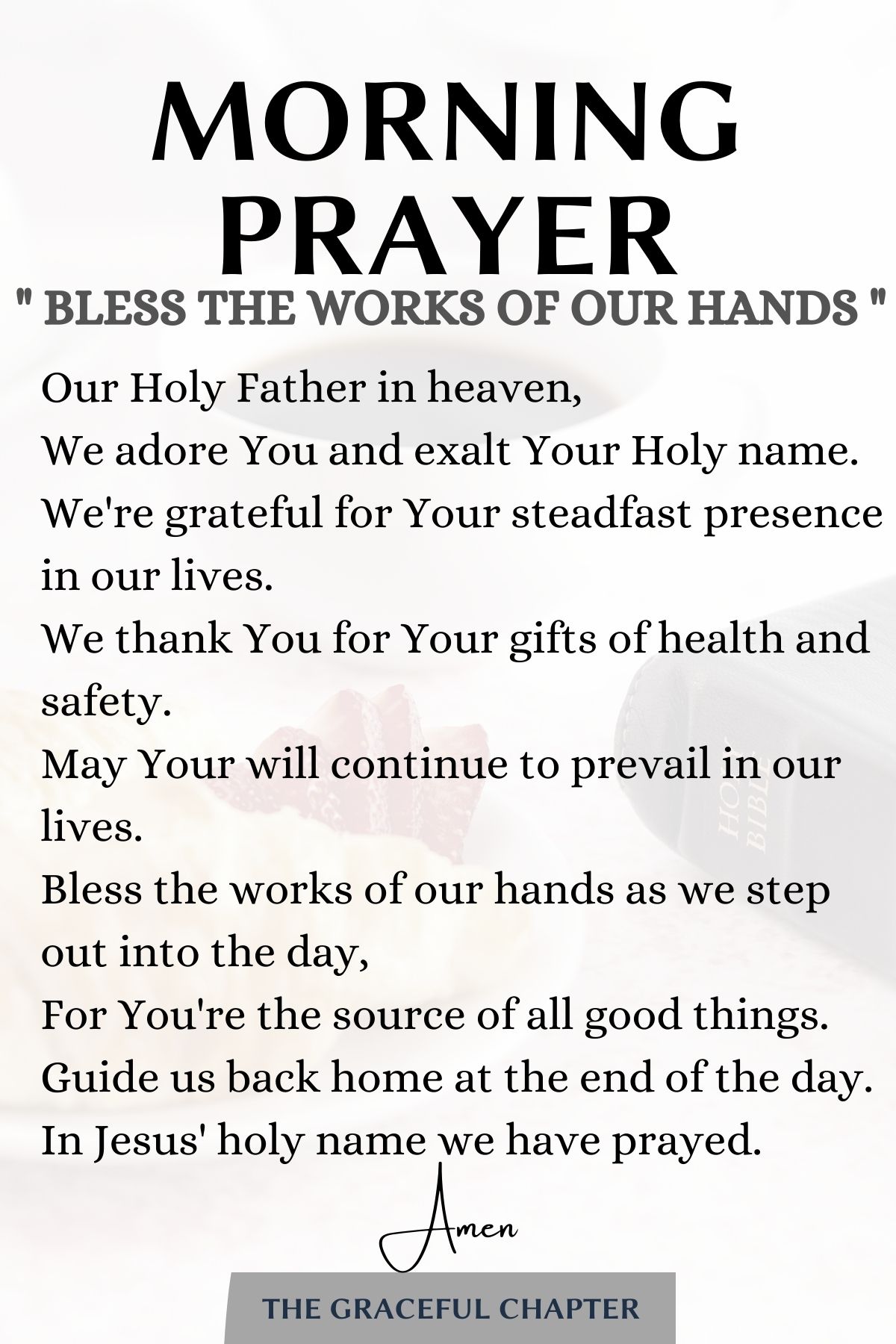 10 Uplifting Morning Prayers To Start Your Day The Graceful Chapter