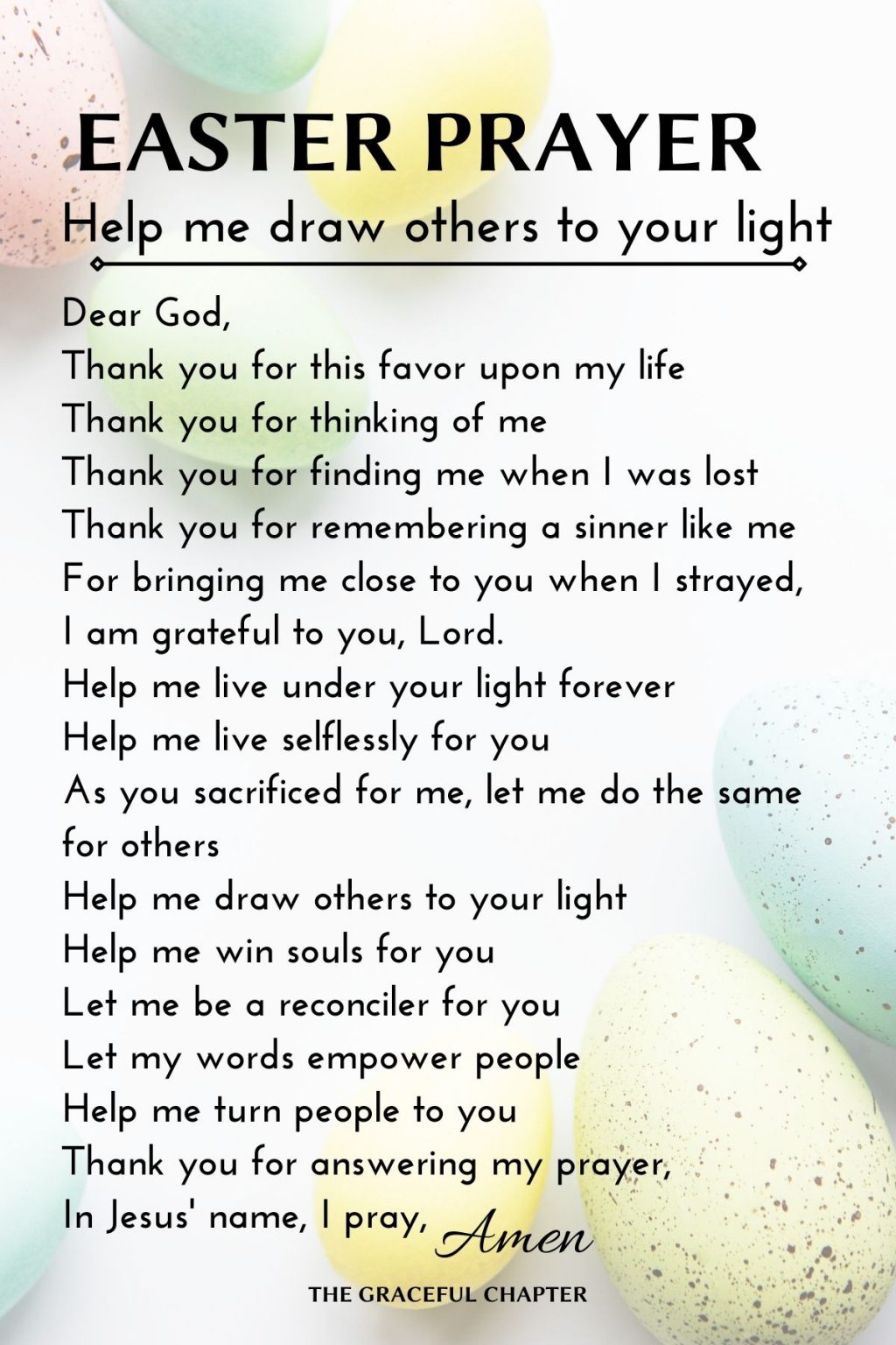 10 Easter Prayers Of Thanksgiving And Blessing - The Graceful Chapter