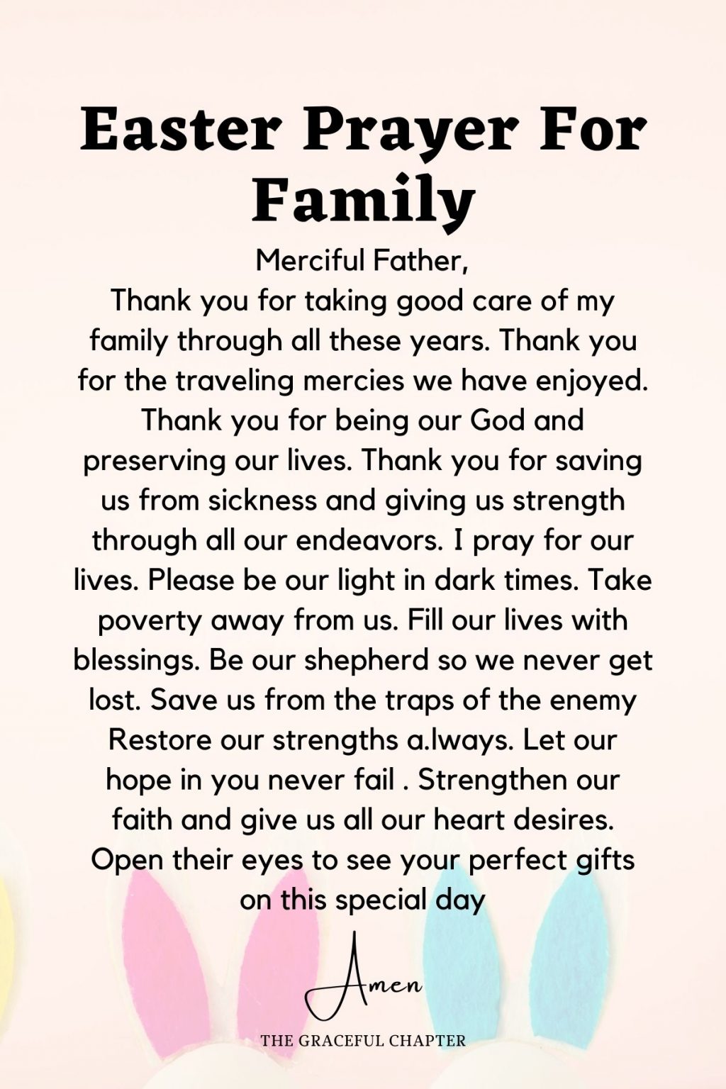 10 Easter Prayers Of Thanksgiving And Blessing - The Graceful Chapter