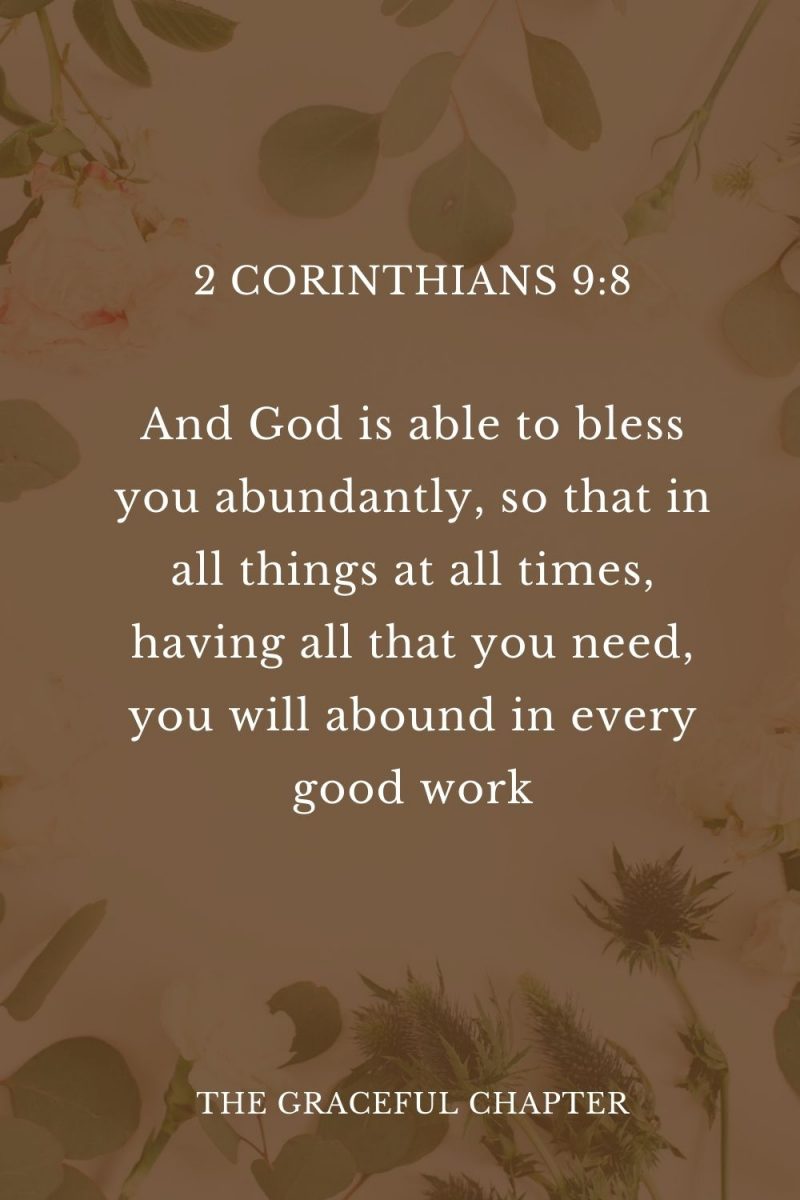 43 Bible Verses About Blessings - The Graceful Chapter