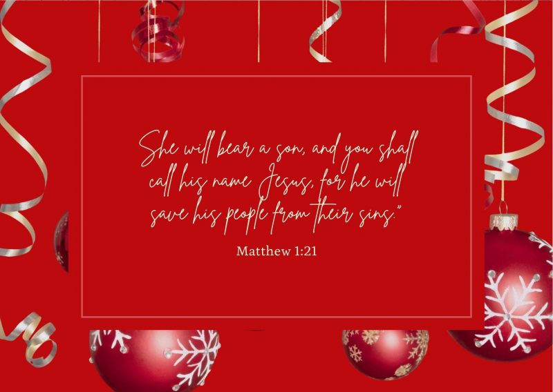 42 Bible Verses For Christmas Cards - The Graceful Chapter