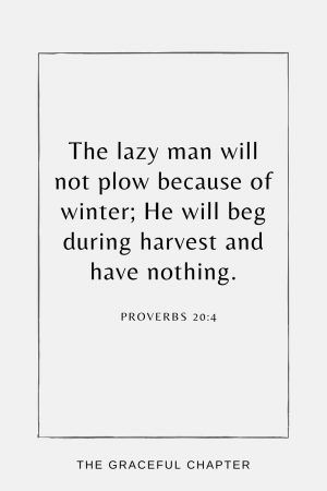 44 Bible Verses About Laziness - The Graceful Chapter