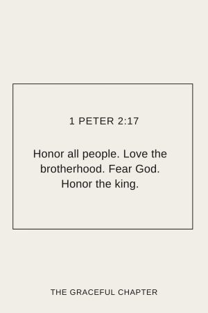 40 Bible Verses About Honoring Others - The Graceful Chapter