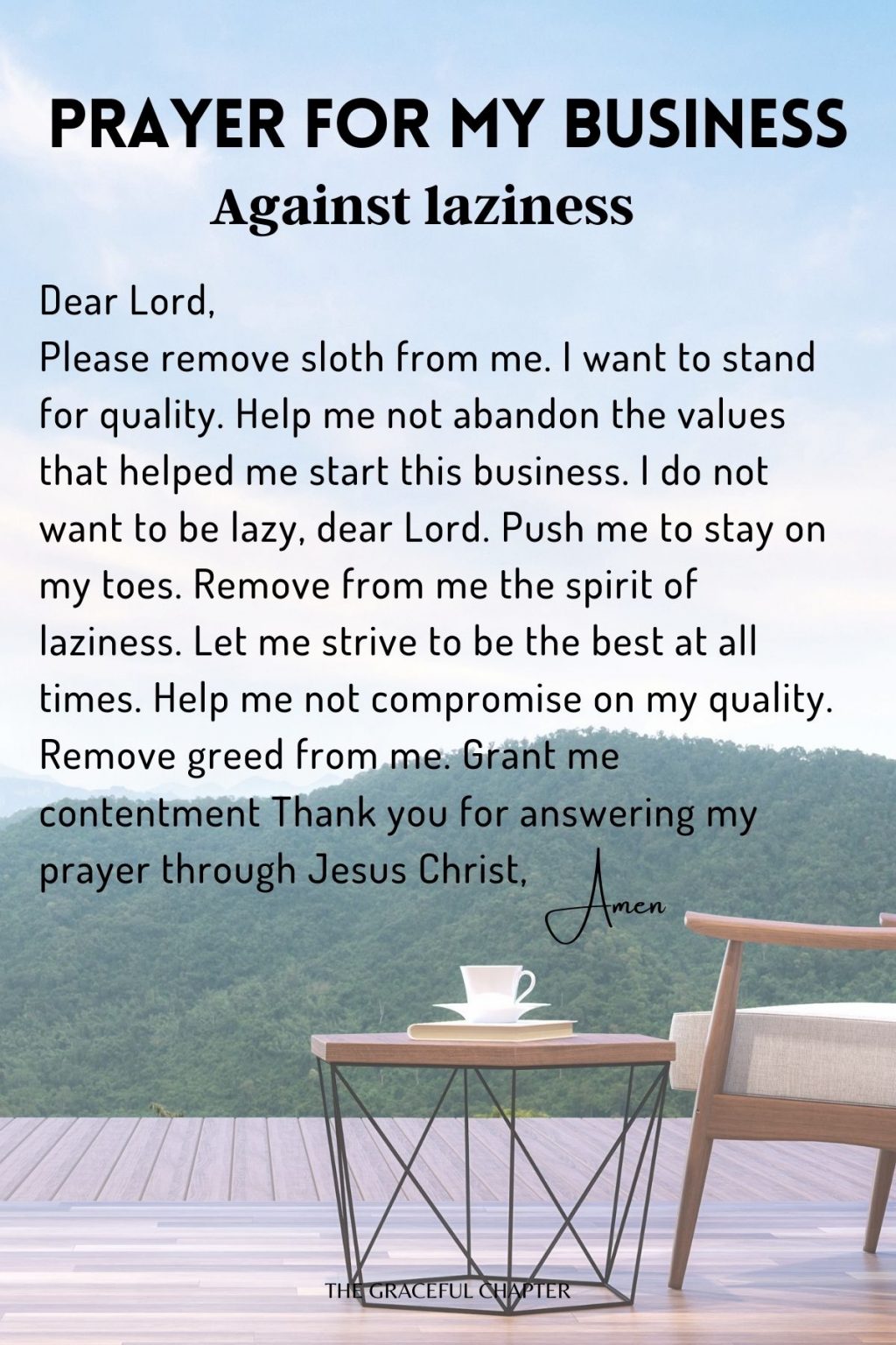 14 Good Prayers For My Business - The Graceful Chapter