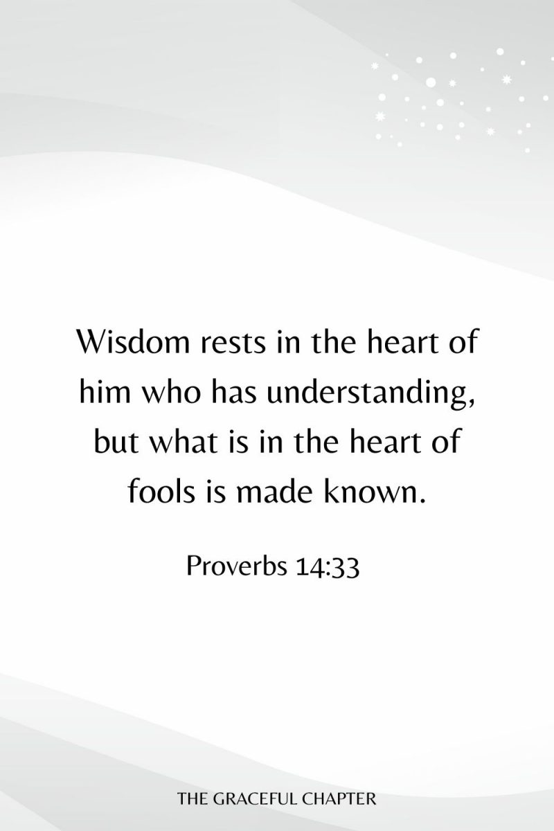 41 Bible Verses About Wisdom - The Graceful Chapter