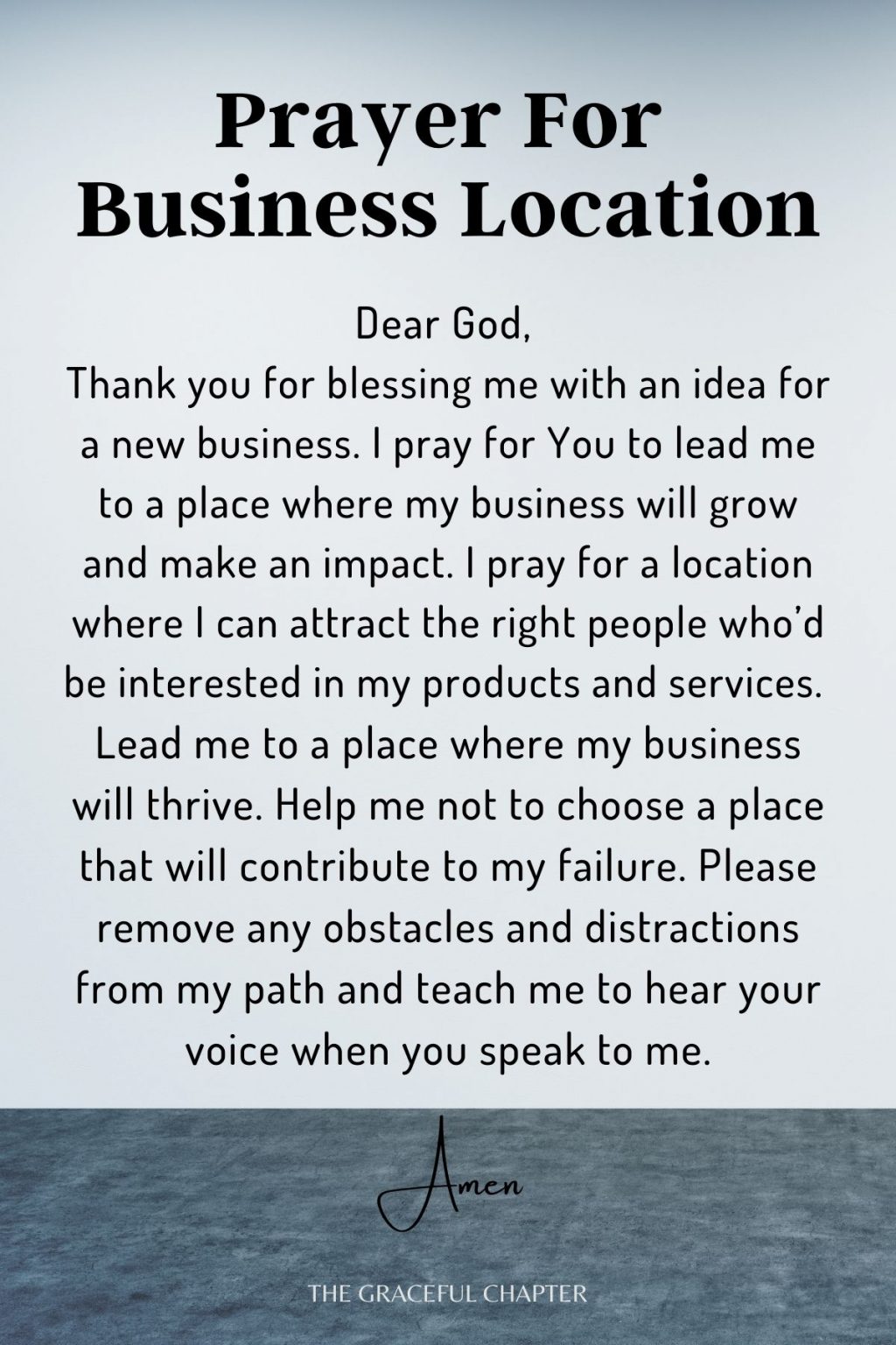 14 Good Prayers For My Business - The Graceful Chapter