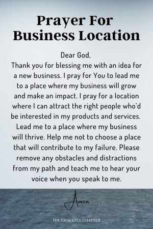 14 Good Prayers For My Business - The Graceful Chapter