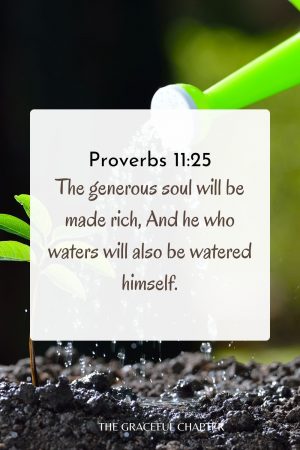 49 Bible Verses About Generosity - The Graceful Chapter
