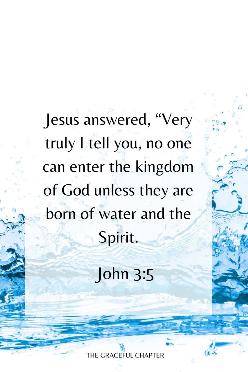 40 Bible Verses About Baptism - The Graceful Chapter