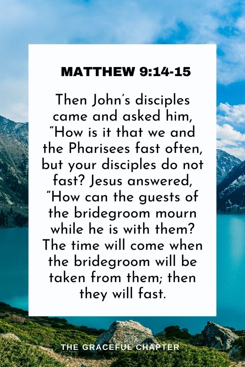 40 Bible Verses About Fasting - The Graceful Chapter