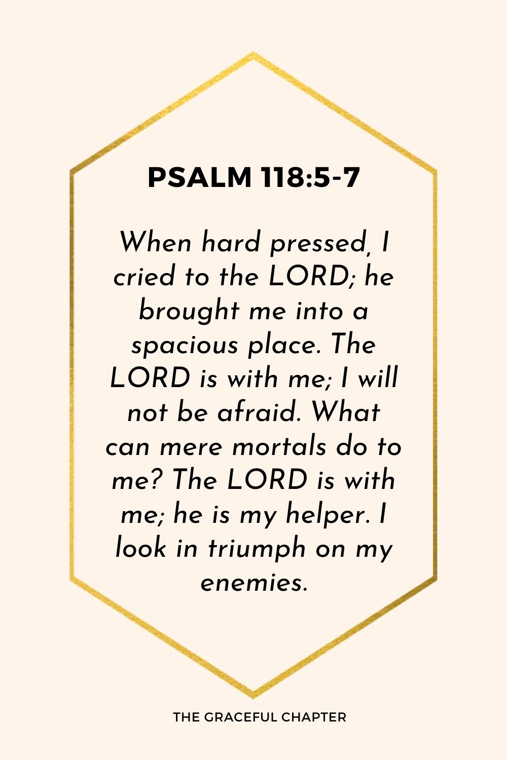 Reflection Psalm 118 5 7 God Our Refuge The Graceful Chapter