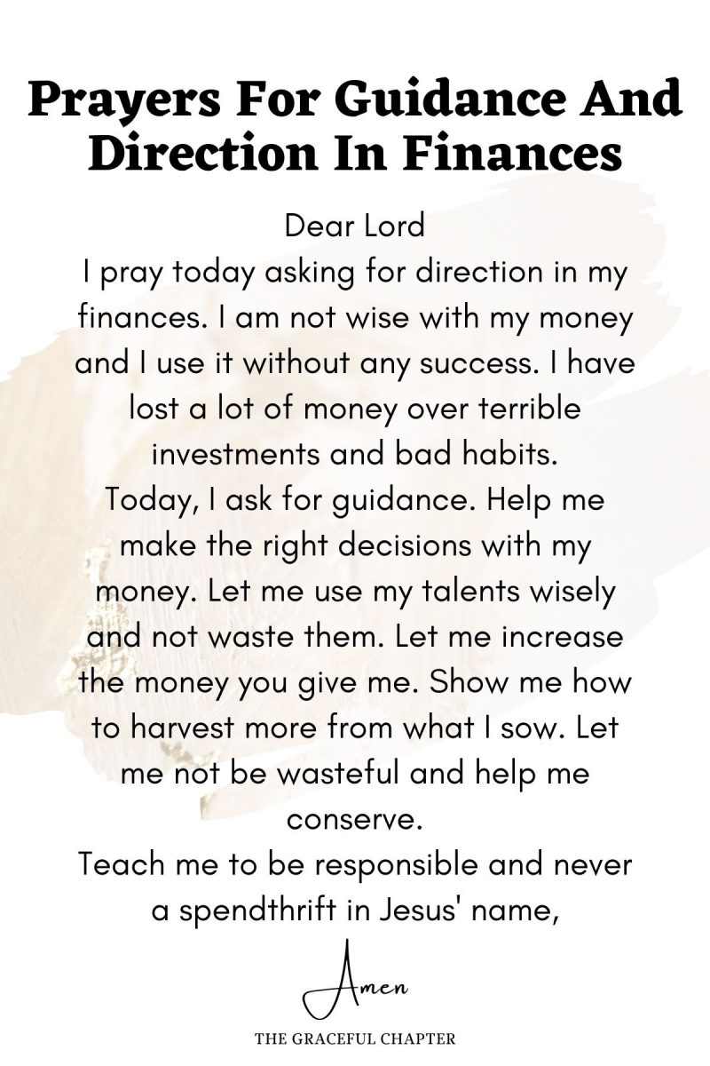 8 Prayers For Guidance And Direction - The Graceful Chapter