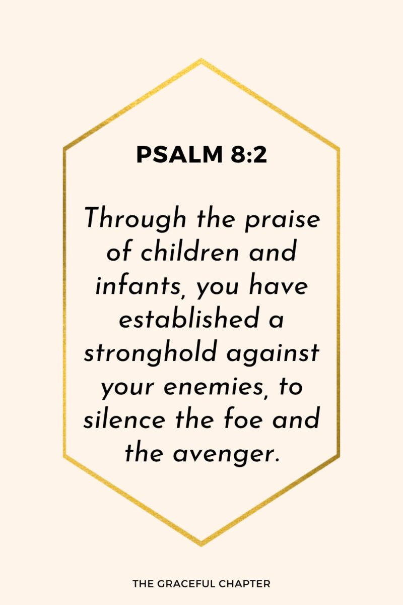 Reflection - Psalm 8:2 - Children Matter To God - The Graceful Chapter