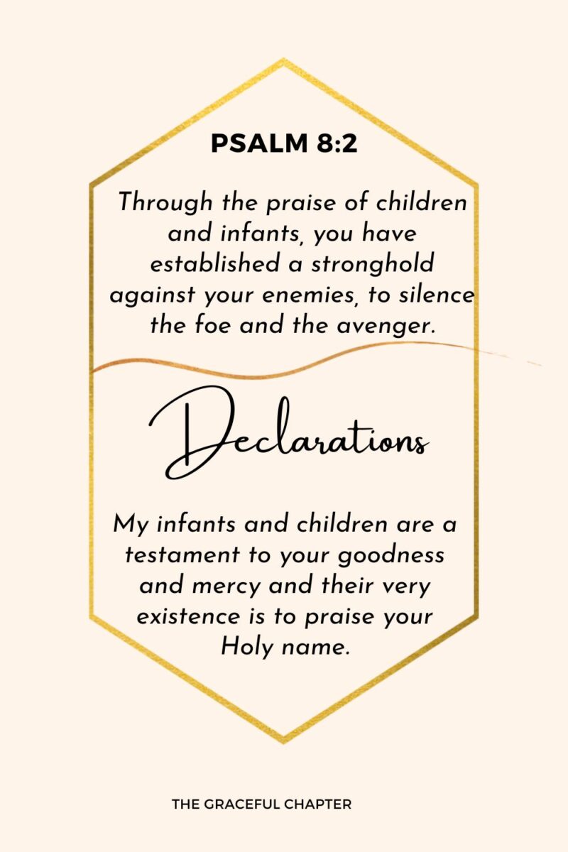 Reflection - Psalm 8:2 - Children Matter To God - The Graceful Chapter