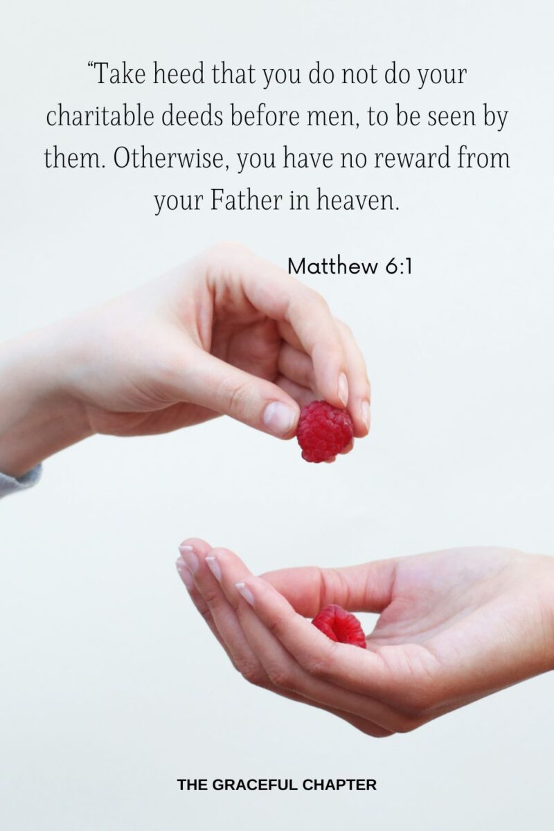 28 Bible Verses About Giving - The Graceful Chapter