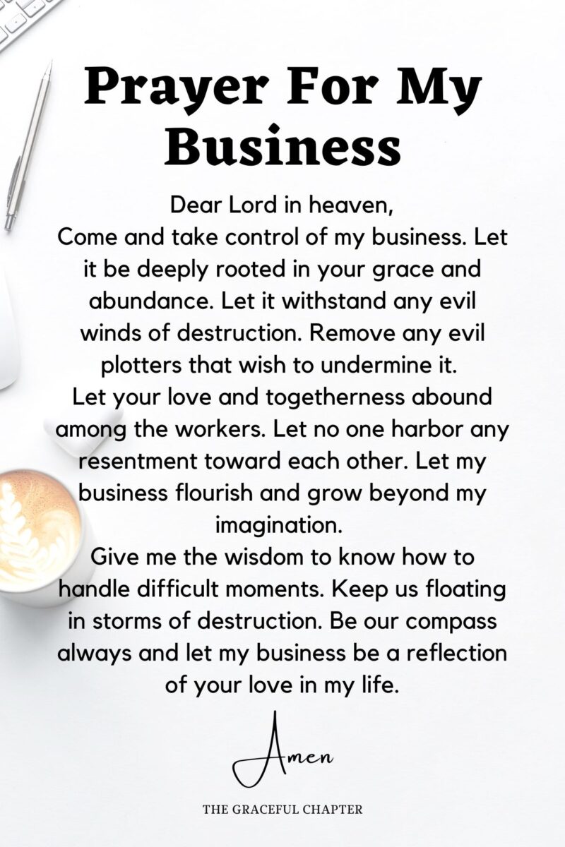 10 Prayers For Myself - The Graceful Chapter