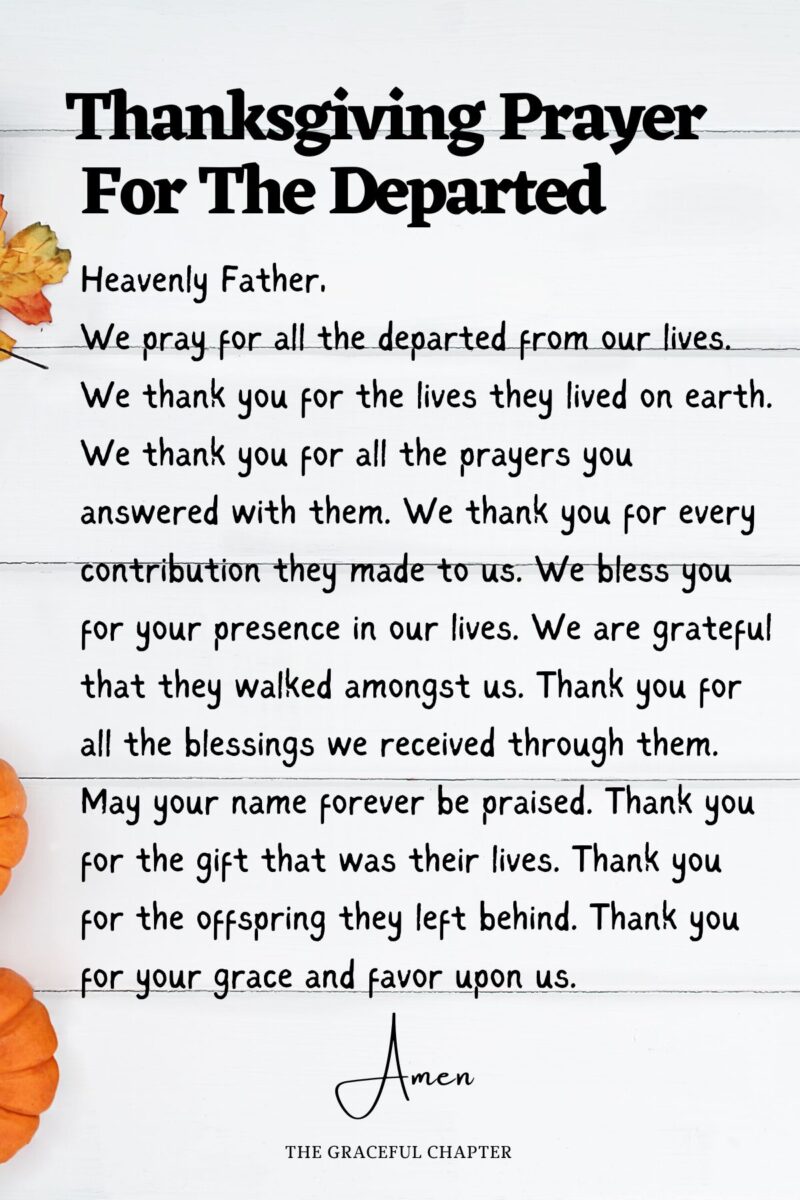 10 Halloween Prayers For The Departed - The Graceful Chapter