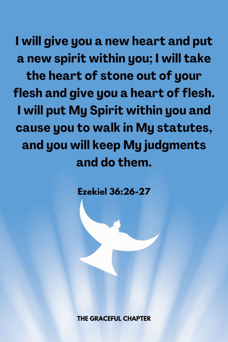 39 Bible Verses About The Holy Spirit - The Graceful Chapter