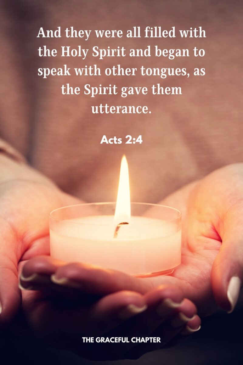 39 Bible Verses About The Holy Spirit - The Graceful Chapter
