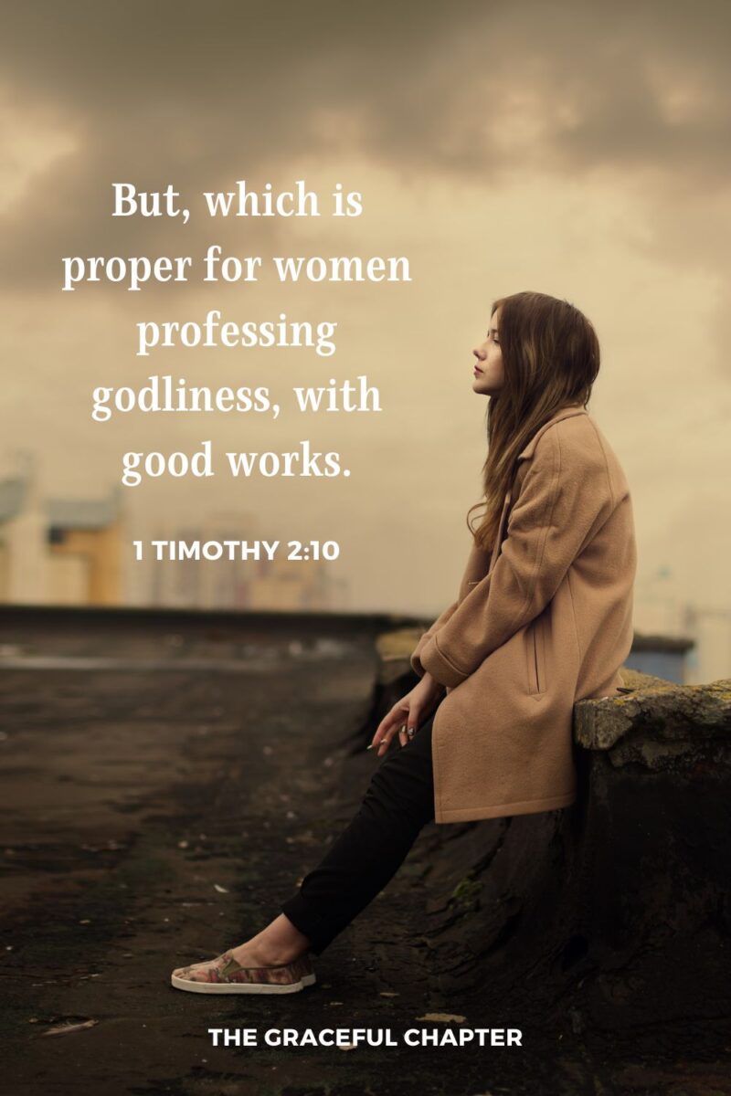 39 Bible Verses About Modesty - The Graceful Chapter