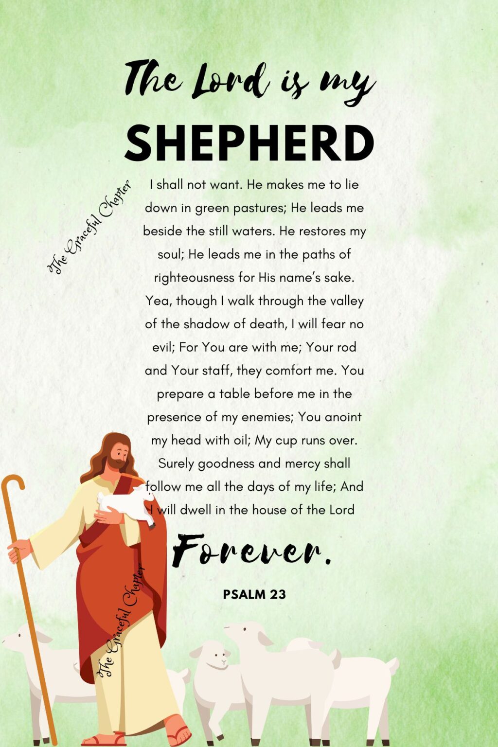 18 Popular Psalm Bible Verses - The Graceful Chapter