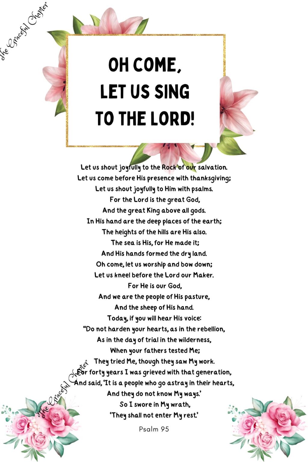 18 Popular Psalm Bible Verses - The Graceful Chapter
