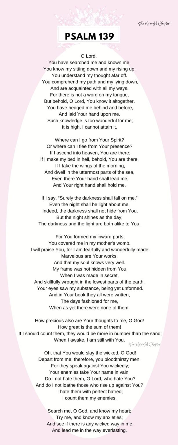 18 Popular Psalm Bible Verses - The Graceful Chapter