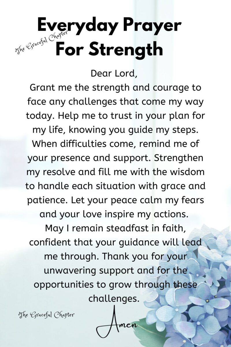 15 Daily Prayers For Everyday Life - The Graceful Chapter