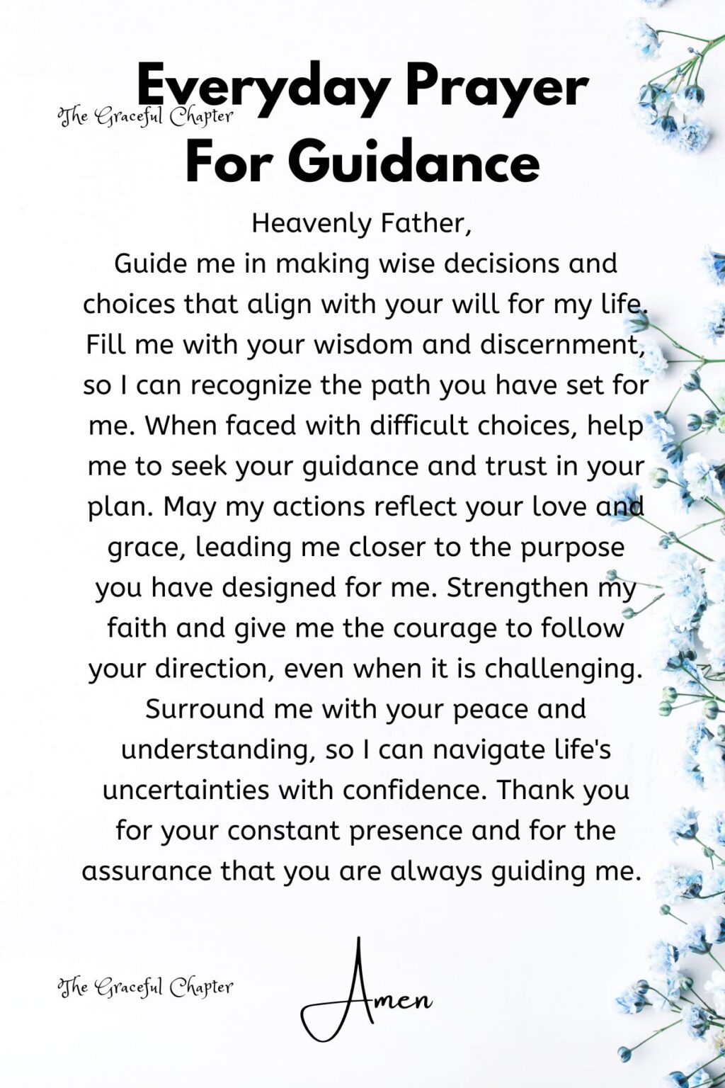 15 Daily Prayers For Everyday Life - The Graceful Chapter