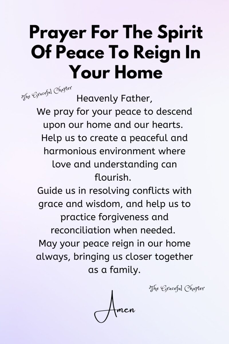 20 Prayers For Family Unity - The Graceful Chapter