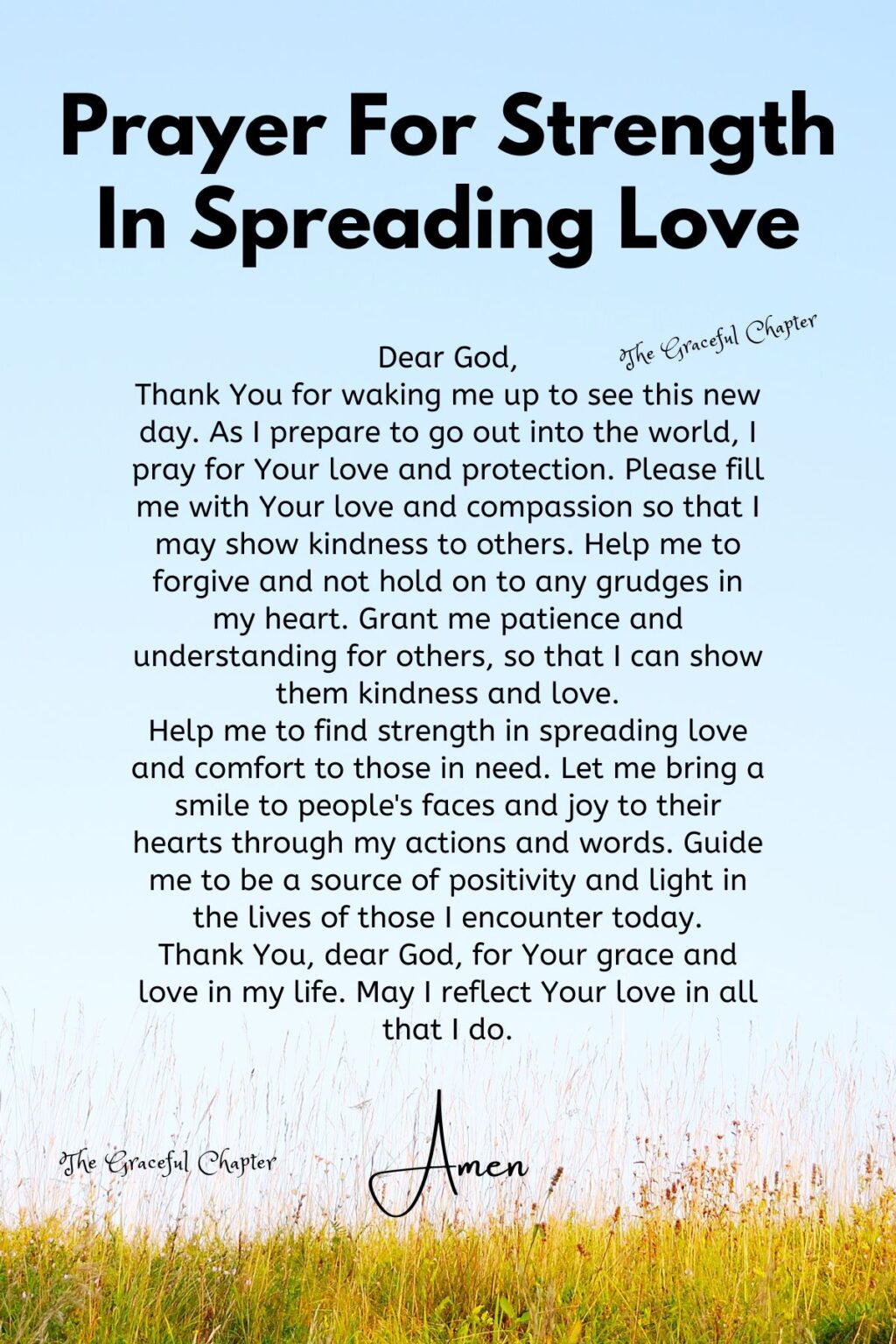 10 Prayers For Strength And Comfort - The Graceful Chapter