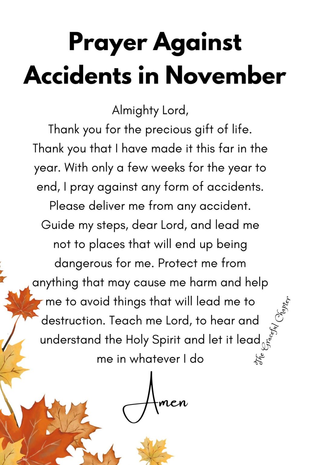 16 Important Prayers For The Month Of November - The Graceful Chapter