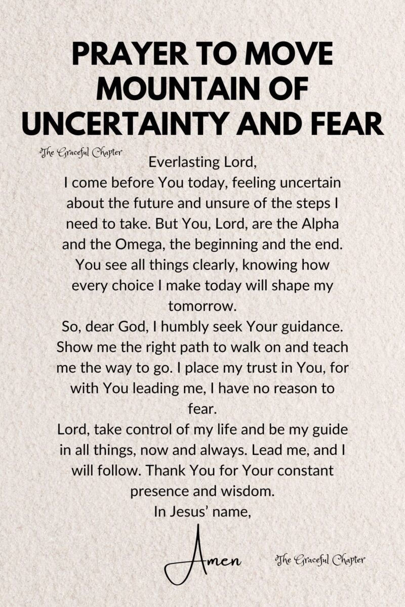 7 Battle Prayers To Move Mountains In Your Life - The Graceful Chapter