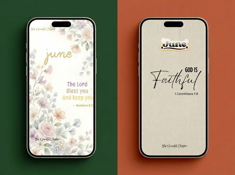 Free June Christian Wallpapers For Phone - The Graceful Chapter